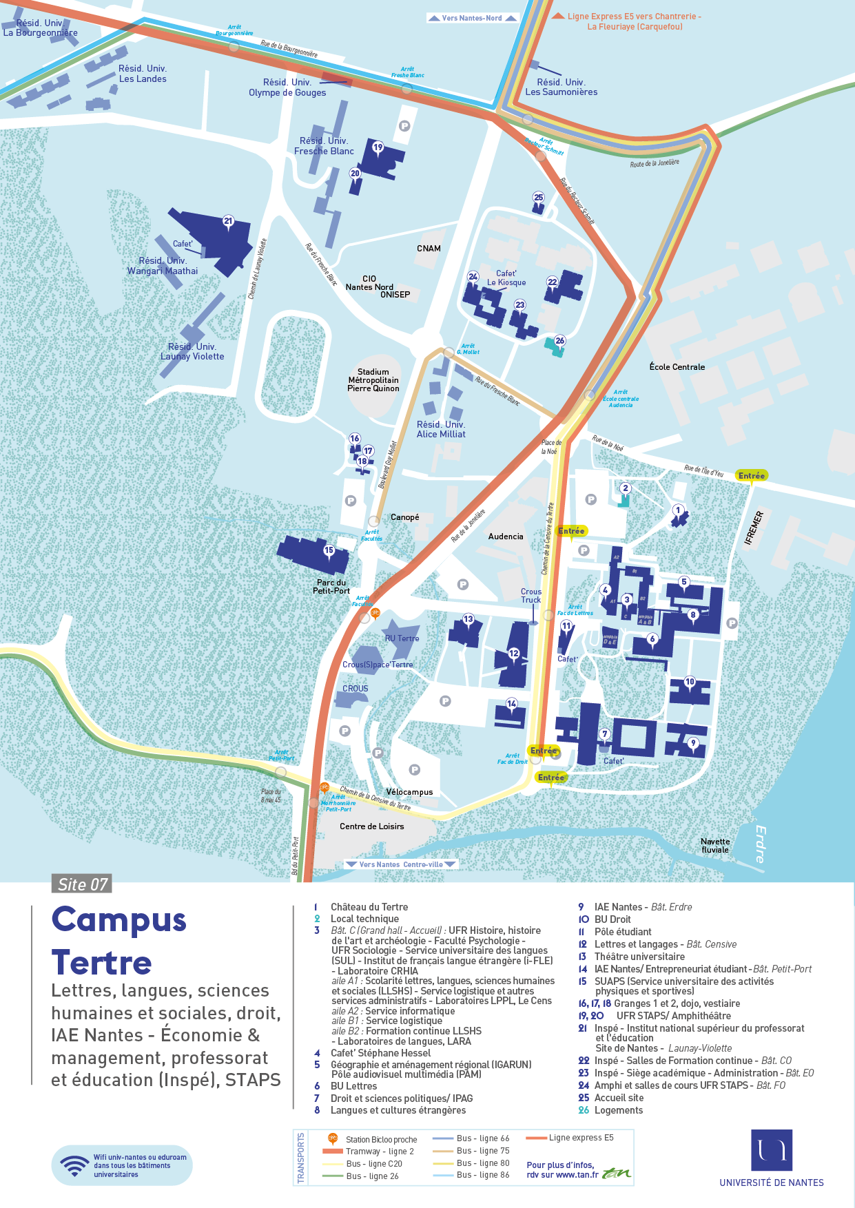 Maps and directions : getting to the Language Learning Centre - Nantes ...